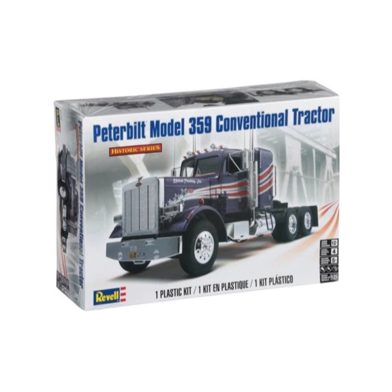 Maquette Peterbilt 359 Conv'l Tractor - 1/25 - REVELL 11506