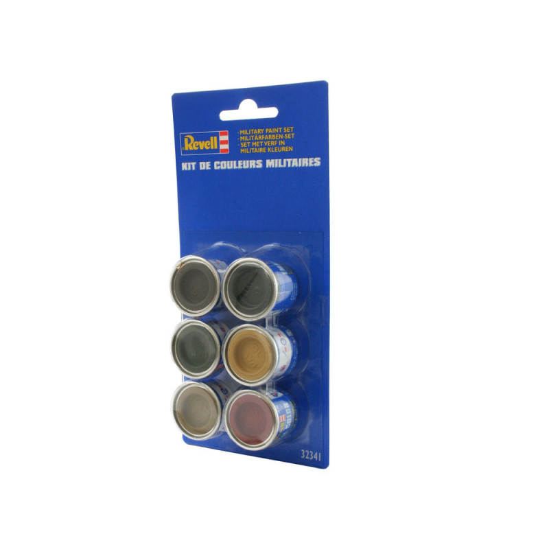Set Couleurs militaires 6 pots (Set 2) - REVELL 32341