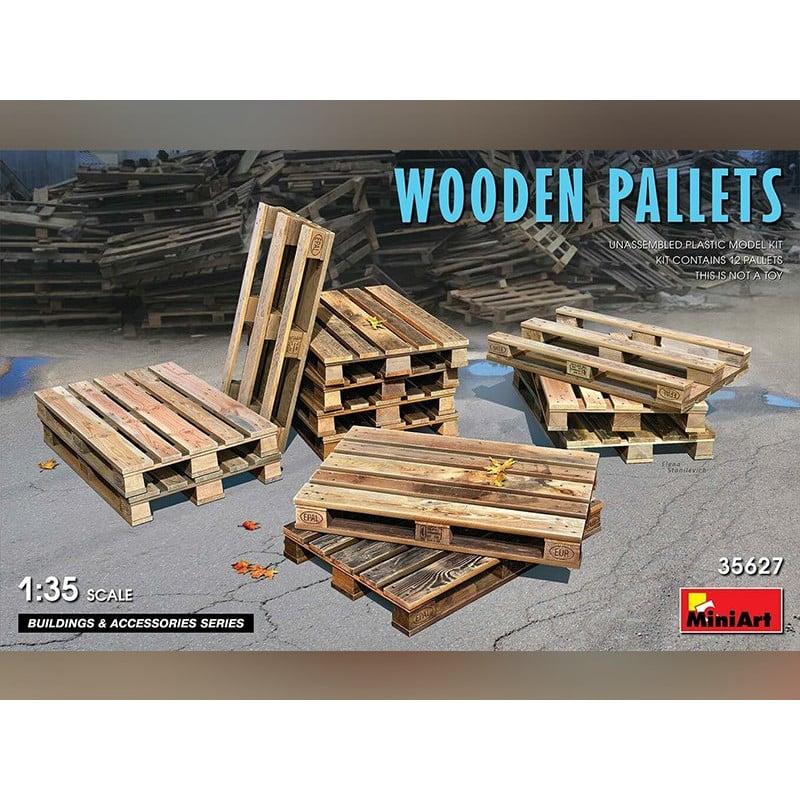 Ensemble de palettes - échelle 1/35 - MINIART 35627 Ensemble de palettes - échelle 1/35 - MINIART 35627