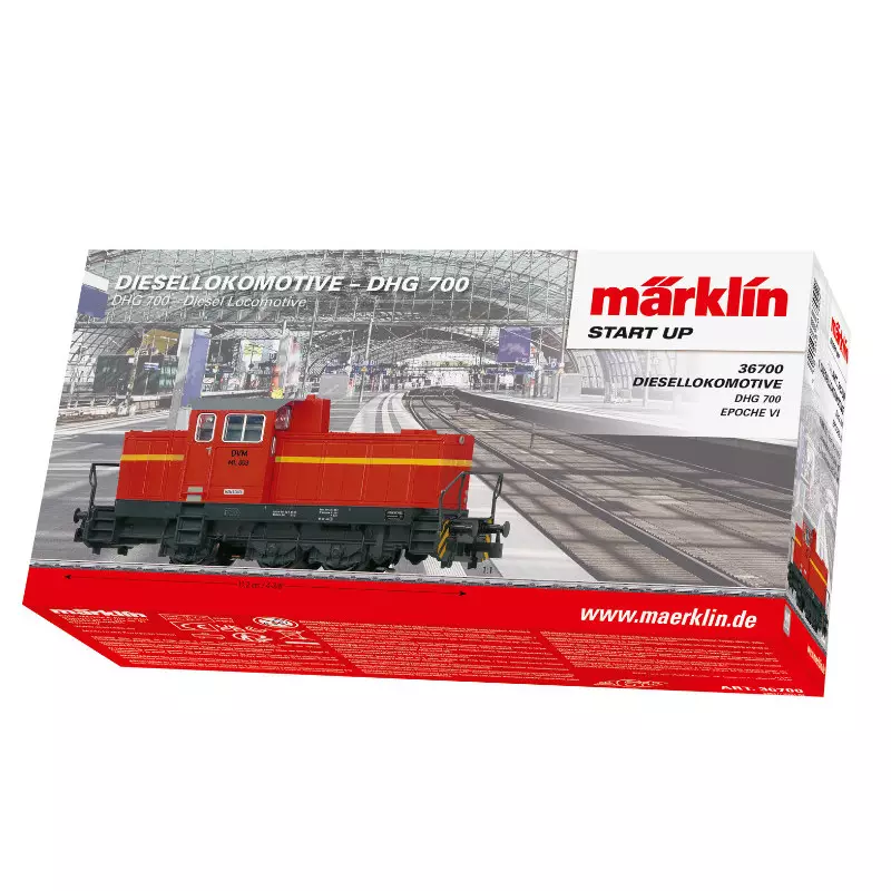 Locomotive diesel Henschel DHG 700 digitale Mfx - HO 1/87 - MARKLIN 36700