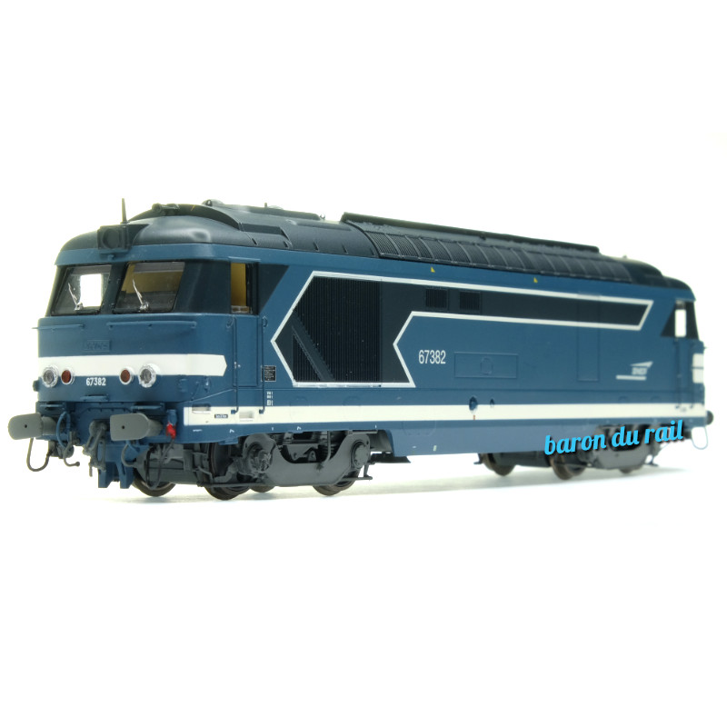 BB 67382, dépôt de Tours, SNCF ép. V-VI analogique - HO 1/87 - REE MB-152