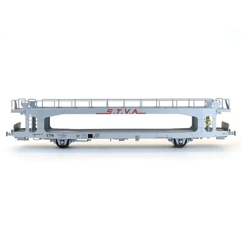 2x wagons porte autos TA 60 Less STVA longs SNCF Ep IV-V - HO - LS ...