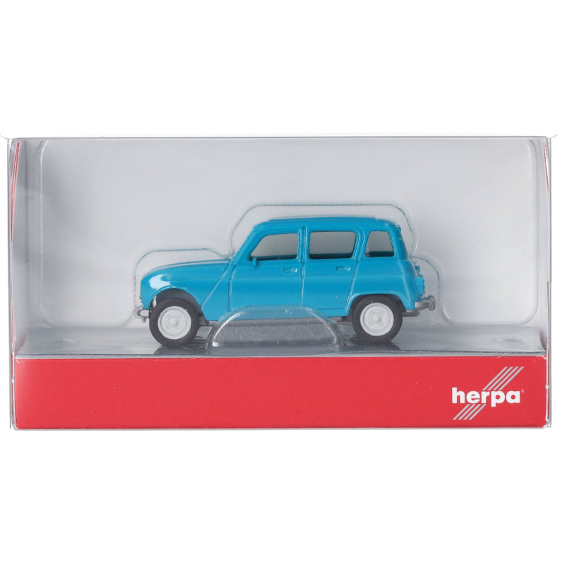 Renault R4, turquoise - HO 1/87 - HERPA 020190-009