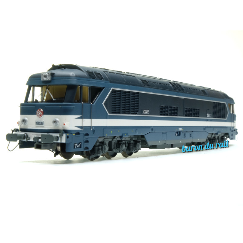 Diesel CC 70002 Livrée d'origine, plaques en relief, SNCF Ep.III-IV ...