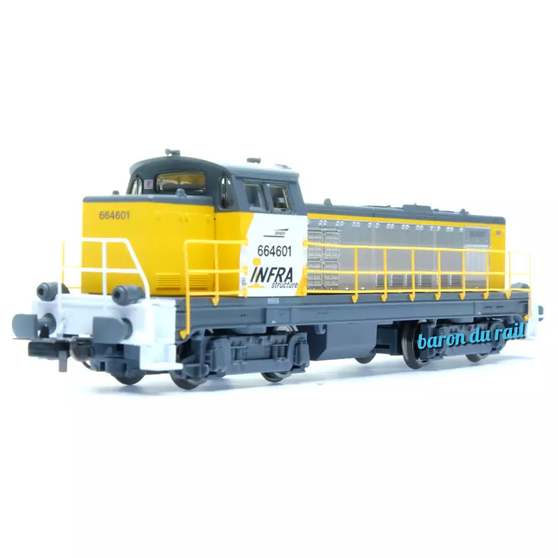 Locomotive BB 664601 INFRA SNCF analogique - ép V - SNCF - HO 1/87 ...