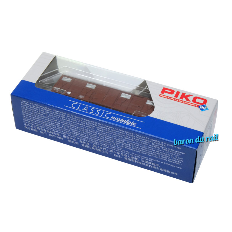 Wagon couvert Ghs 69 ép. IV SNCF - HO 1/87 - PIKO 96638