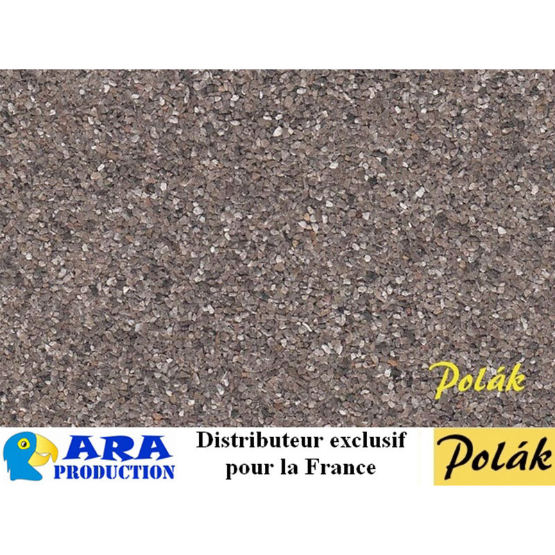 Ballast beige, marron, gris clair pierre véritable 240 g - HO - Polak 5443