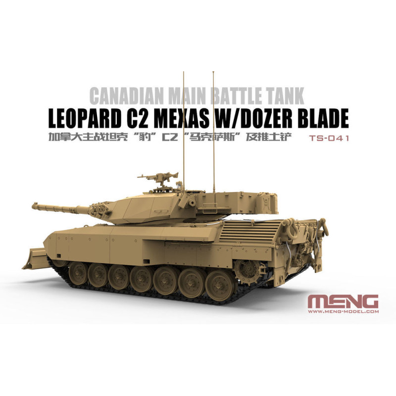 Maquette Char de combat principal canadien Leopard C2 MEXAS avec lame ...